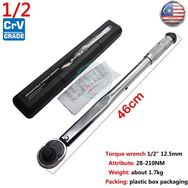 1/4 3/8 1/2 Square Drive Torque Wrench Drive Two Way Ratchet Wrench ...