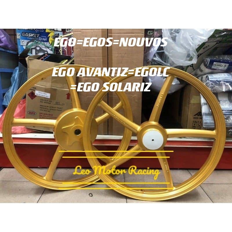 RCB BENTUK EGO LC ENKEI SP522 JENIS EGOLC/EGO LC/ Ego Solariz/ Nouvo Lc ...