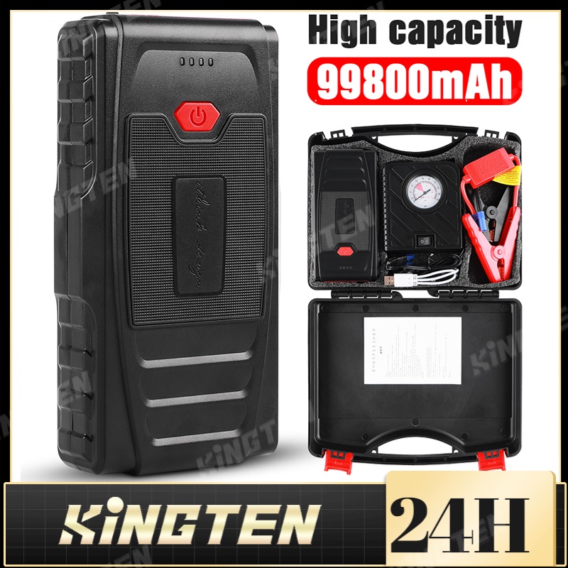 KINGTEN® 128000mAh Car Power Bank Jump Starter Emergency Start Power ...
