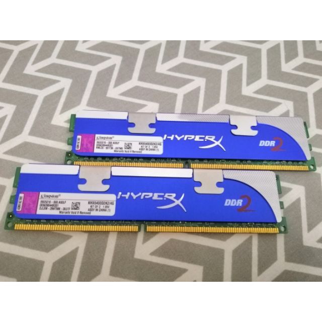 Kingston HyperX DDR2-800 (2GB RAM) Model:KHX6400D2K2/4G (Tested ...