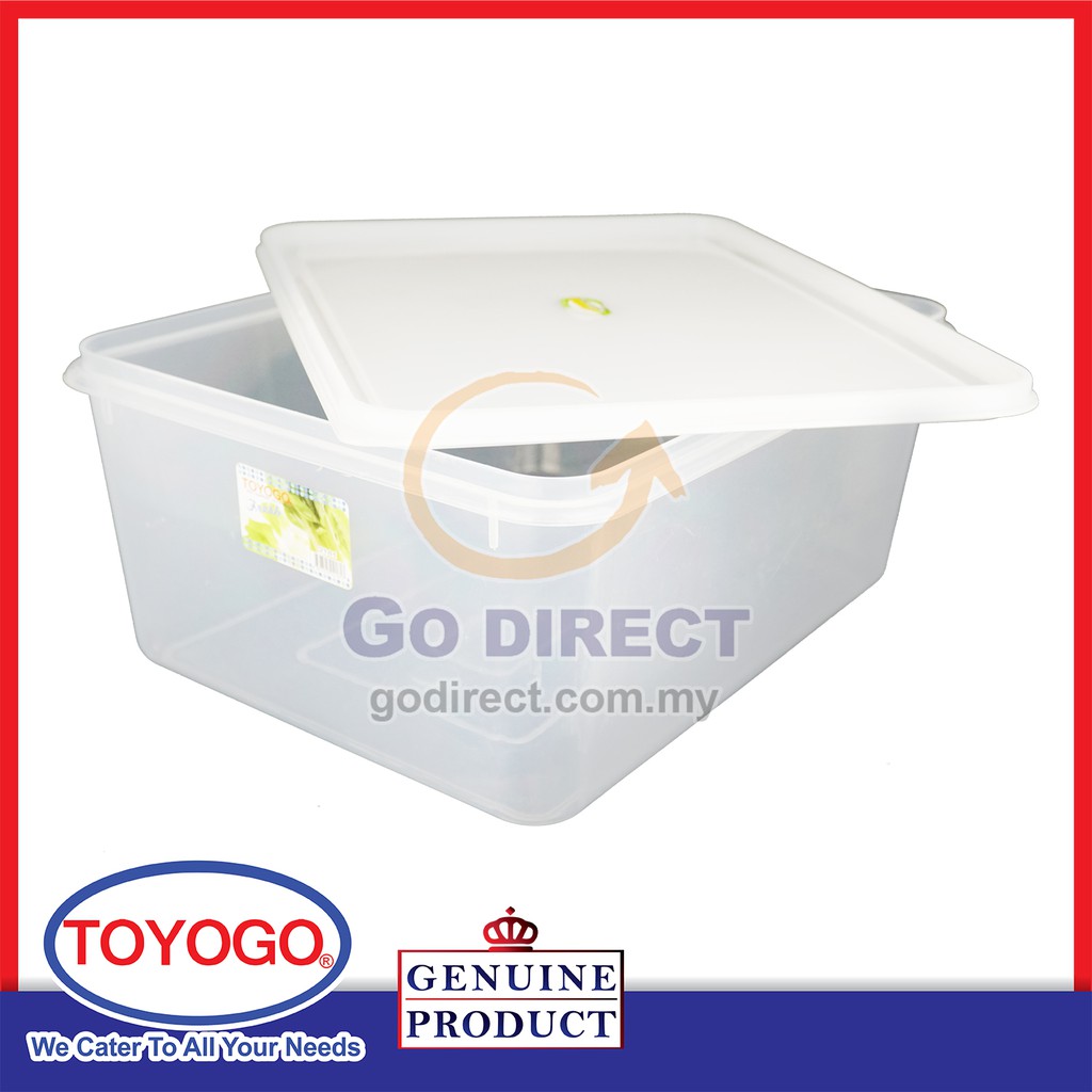 TOYOGO Microwave Freezer Food Container with Lid - Translucent 2181 ...