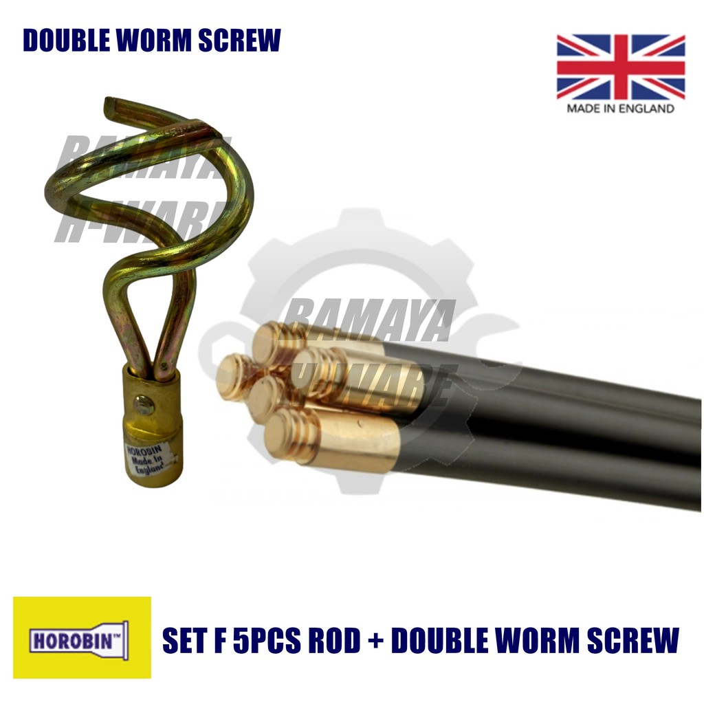 HOROBIN Sewage Cleaning Rod. Remove Clogs for drain,sink and sewage ...