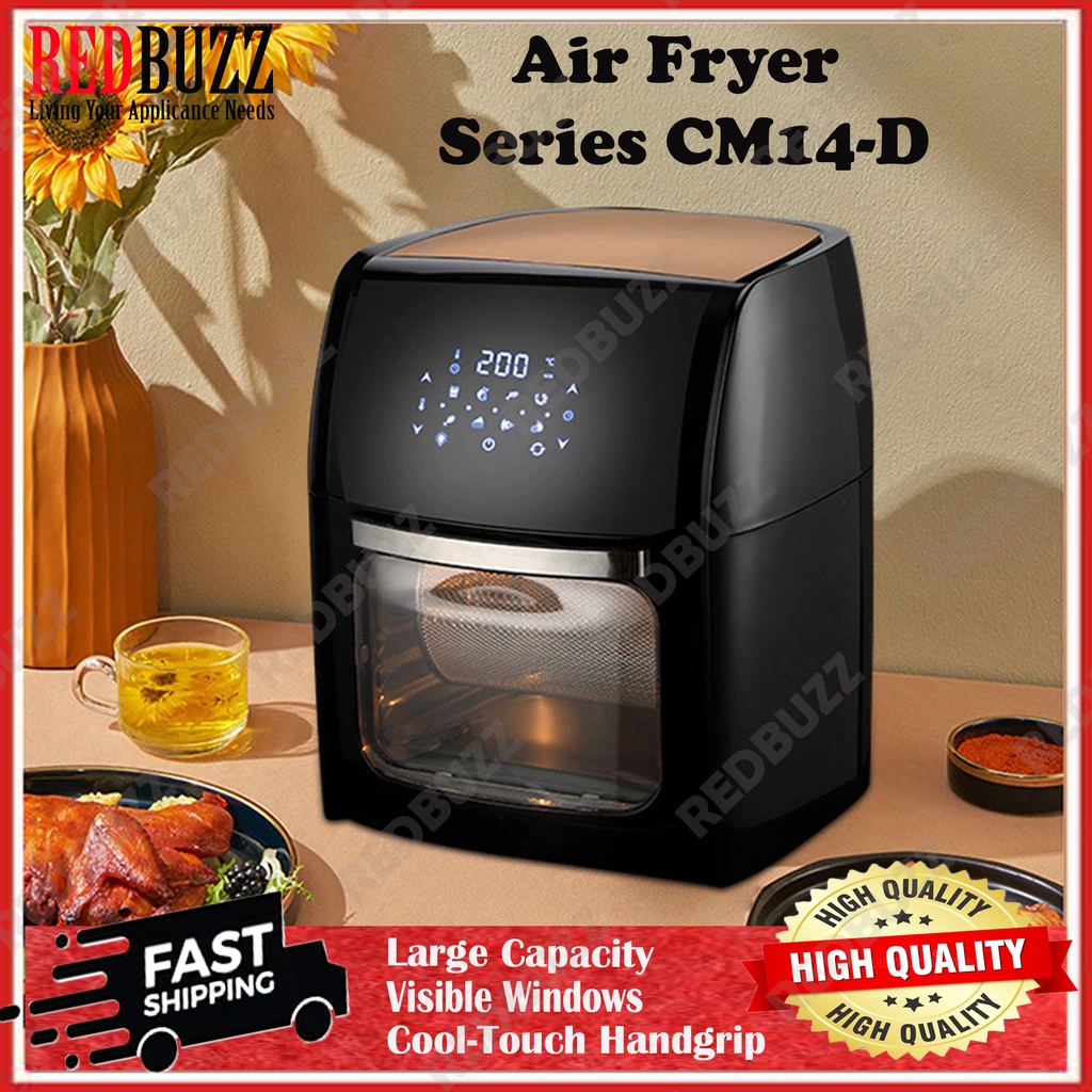 REDBUZZ Multifunctional Smart Digital Super Large Capacity Air Fryer ...