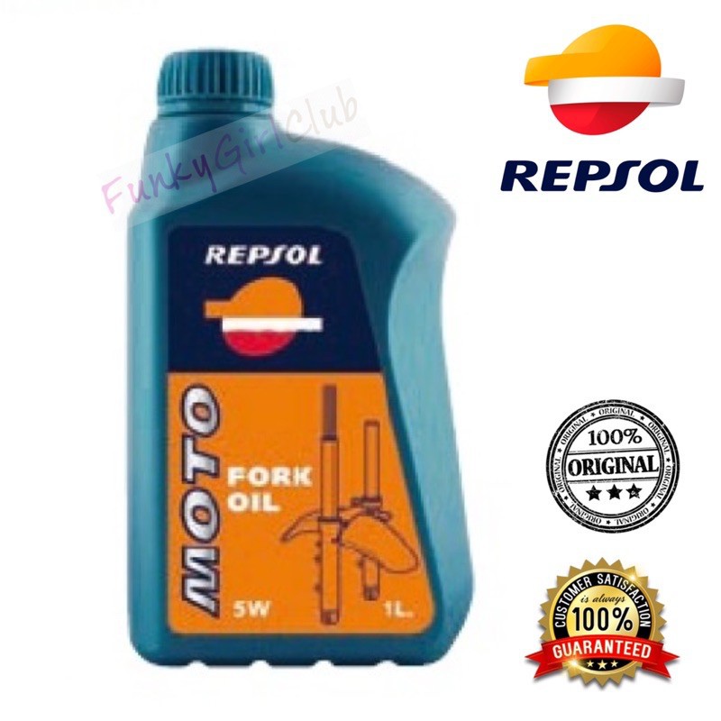 petronas engine oil REPSOL MOTO FORK OIL 5W 1 LITER | Shopee Malaysia