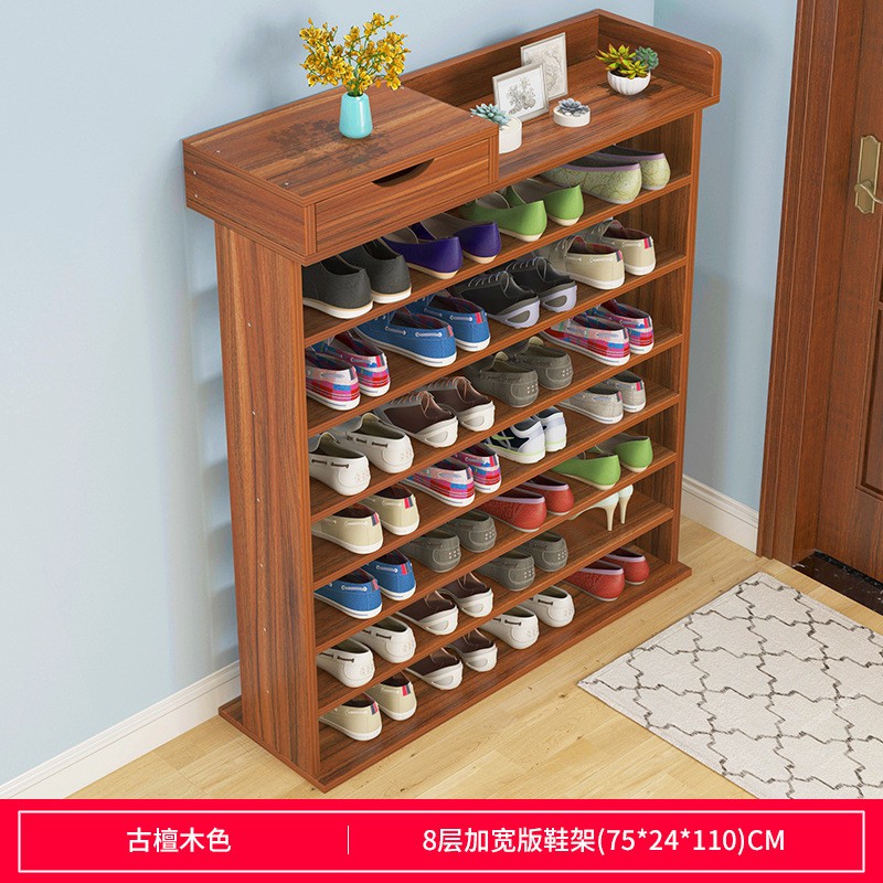 Rak kasut pelbagai lapisan, balkoni sederhana, kabinet kasut yang ...