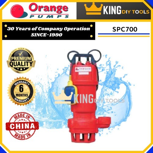 【Ready Stock】 Orange Pump SPC700 Submersible Pump 1100W 230V for Sewage ...