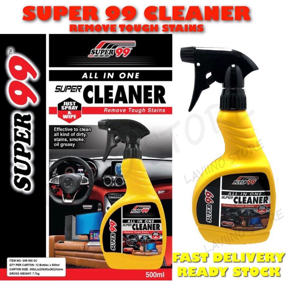 Super 99 Super Cleaner All In One Remove Tough Stains - 500ml | Shopee ...
