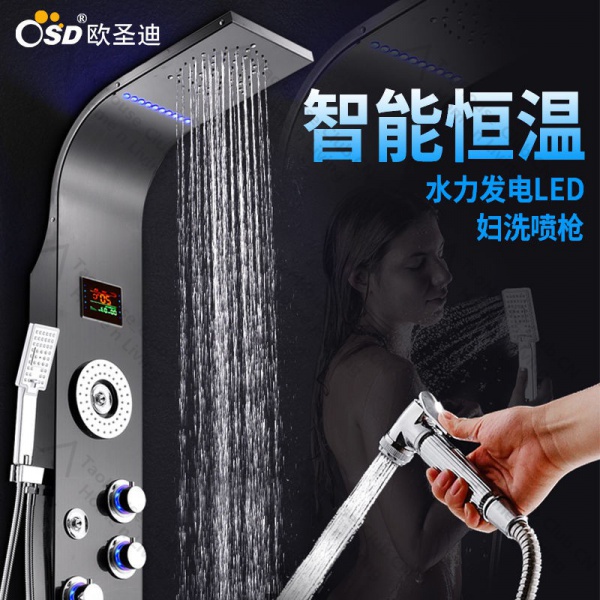 【TaoHouse】Oushengdi 304 Stainless Steel Shower Panel Constant ...