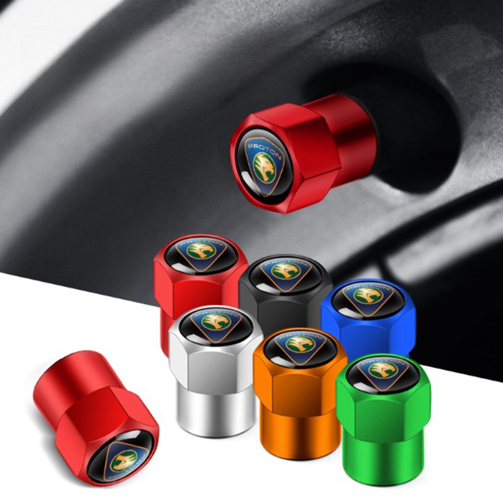 4pcs/Set Proton Car Wheel Tire Tyre Valve Stem Air Caps Car Cover For ...