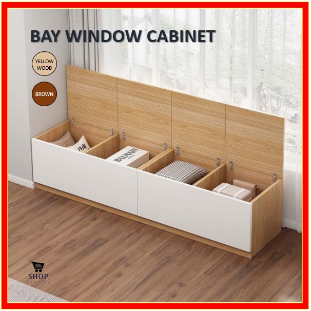 Modern Window Storage Side Cabinet Bench Storage Cabinet | Modern Bay ...