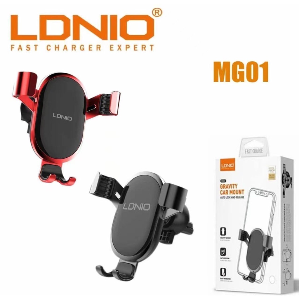 LDNIO GRAVITY CAR MOUNT AUTO LOCK AND RELEASE MODEL：-MG01 | Shopee Malaysia