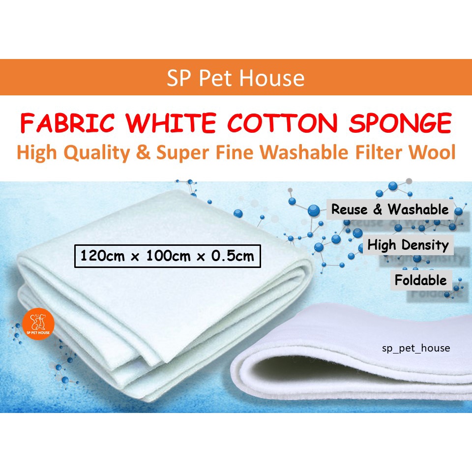 Fabric White Super Fine Sponge High Density Quality Ultra-Thin Cotton ...
