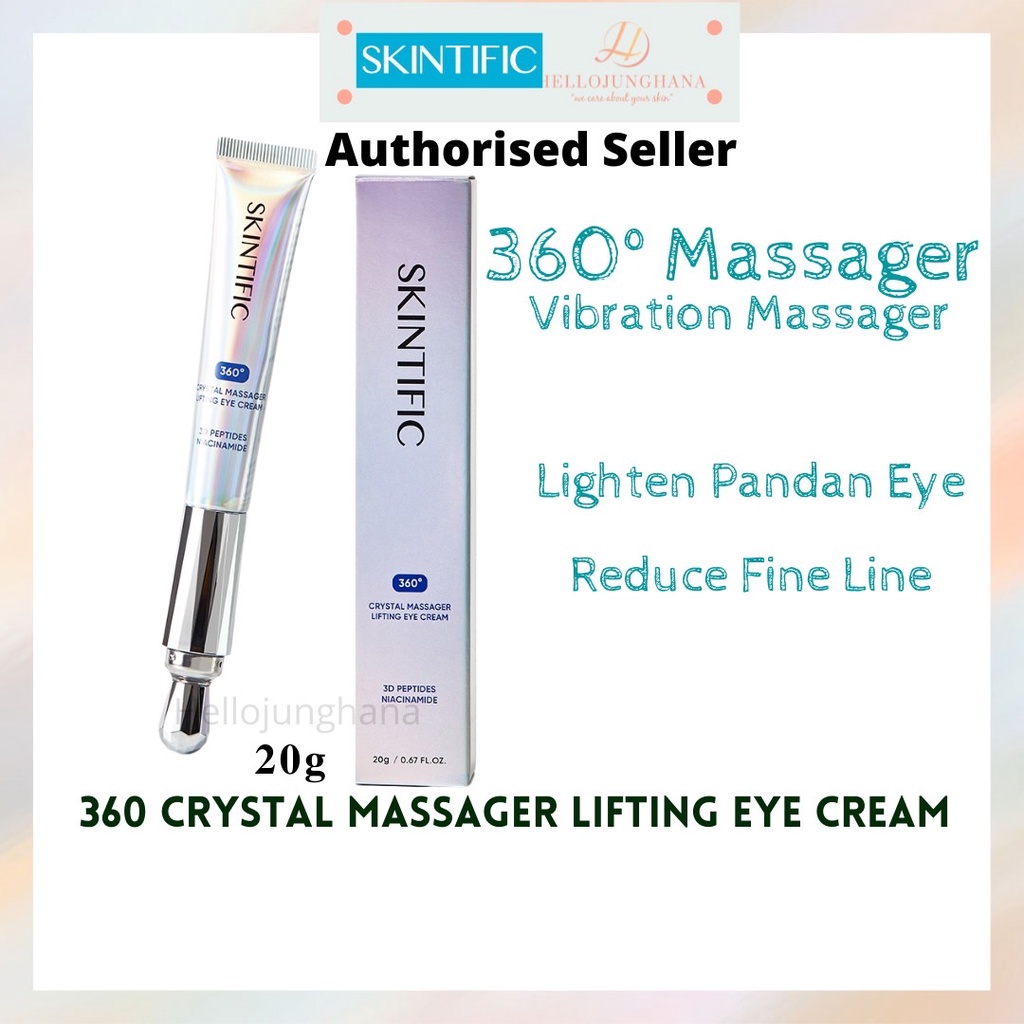 SKINTIFIC 360 Crystal Massager Lifting Eye Cream 20g | Shopee Malaysia