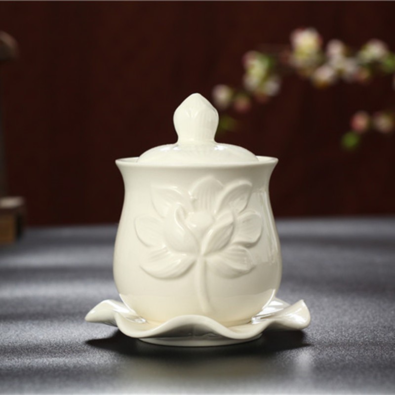 Buddhist Buddha shrine great sorrow water cup pure white without words ...