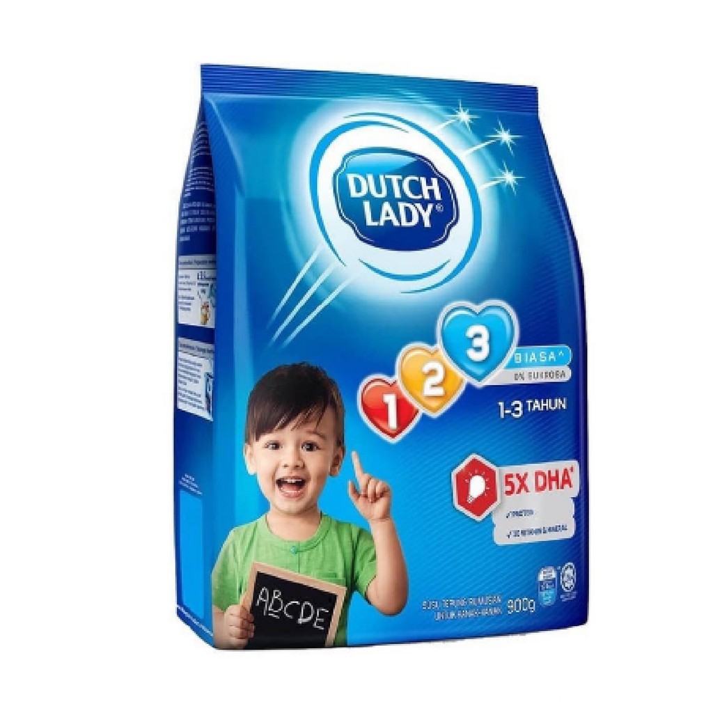 Dutch Lady 123 Plain (850g) | Shopee Malaysia