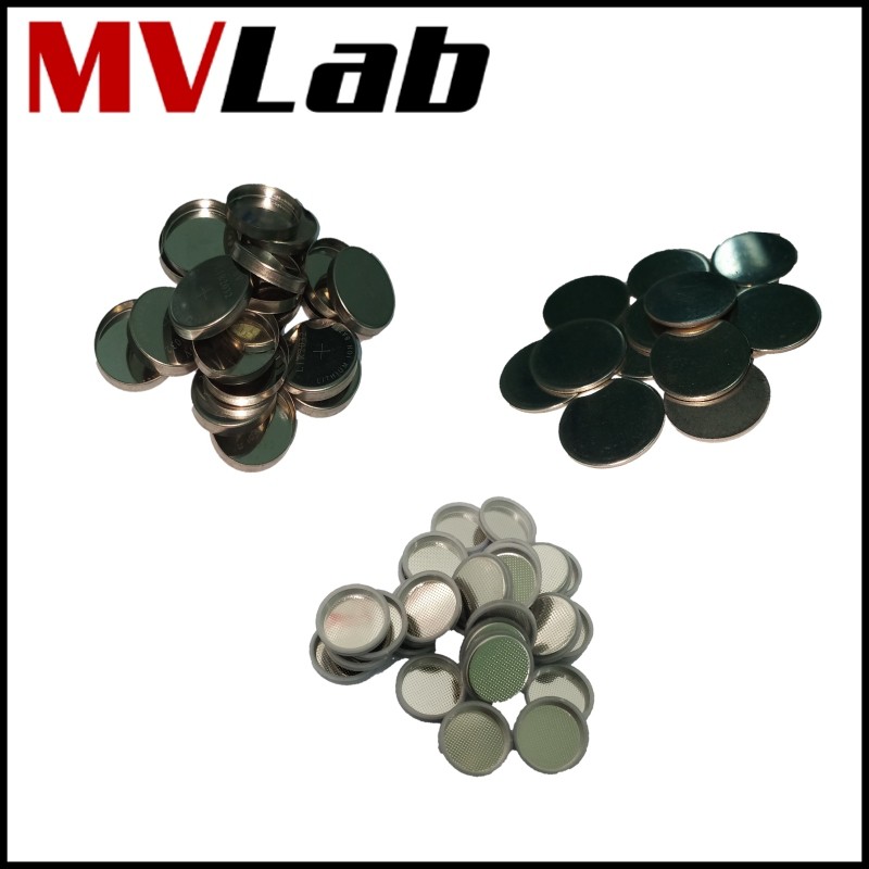 Coin cell set with top, bottom, spacer cone spring (mvlabshop.my ...