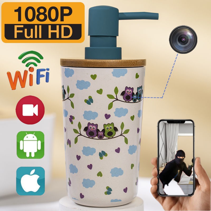 Ready Stock HD 1080p travel sanitizer bottle IP WIFI Mini DIY Pinhole ...