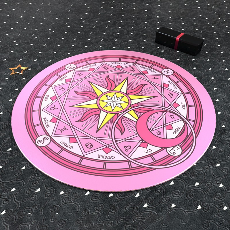 【In Stock】Pink Cute Gaming Mouse pad small round mousepads mousepad ...
