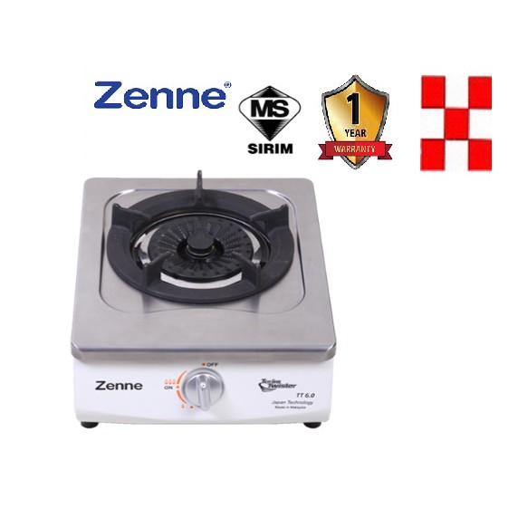 Zenne Stainless Steel Table Top Turbo Single Burner 5.8kW KTC18S Zenne ...