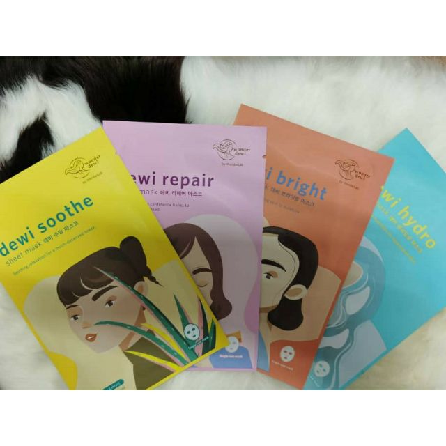 Wonder Dewi Facial Paper Mask 7-days. ( Ready stock / without box pack ...