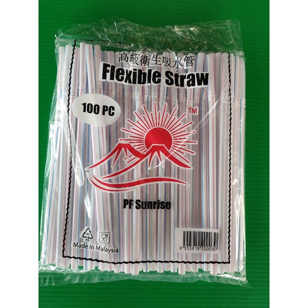 GIANT STRAW-color/FLEXIBLE STRAW[BLACK-COLOR]/Straw Bengkok/Straw ...