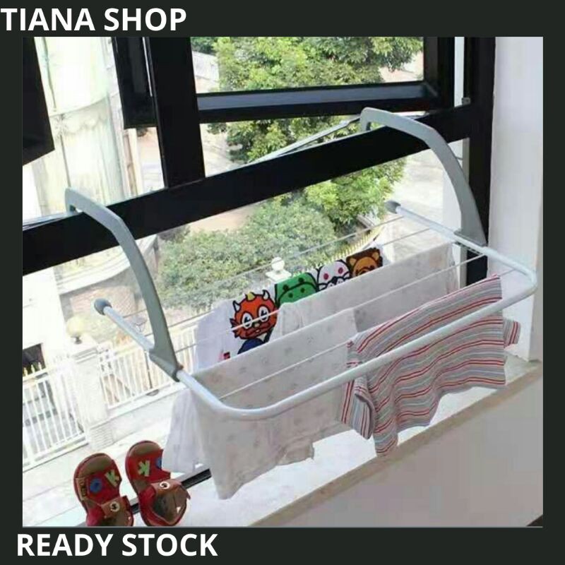 Foldable Mltipurpose Cloth Hanger Outdoor Balcony Drying Rack | Shopee ...