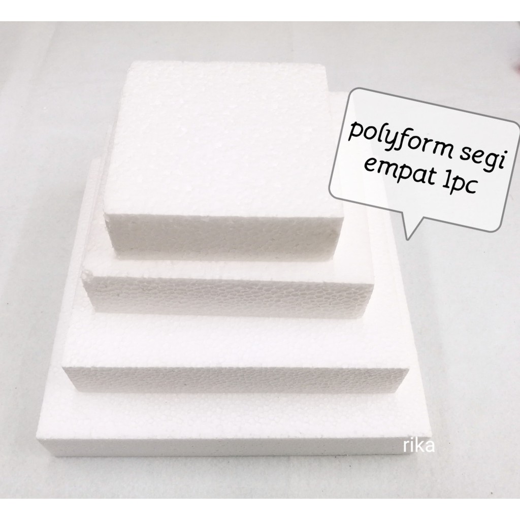 Polystyrene polyform segi empat 1pc | Shopee Malaysia