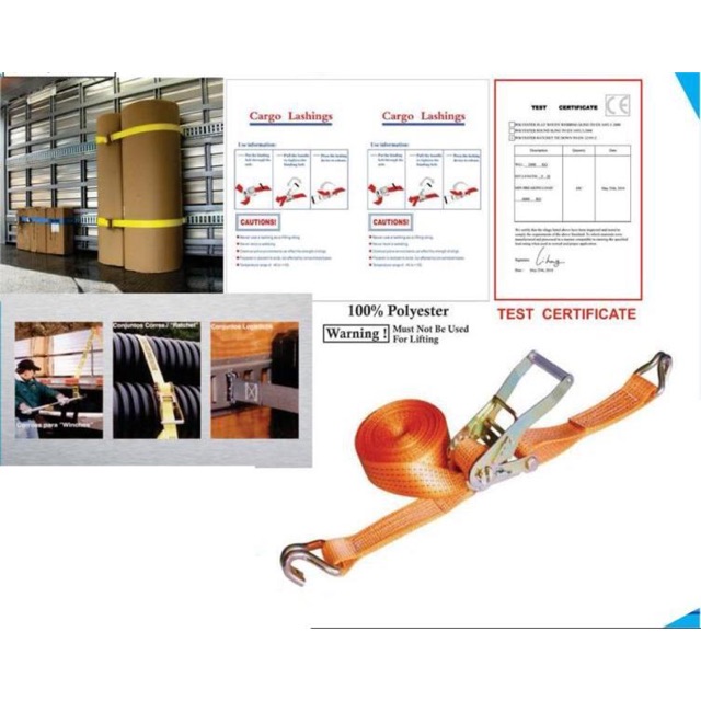 Heavy duty ratchet tie down / Cargo lashings | Shopee Malaysia