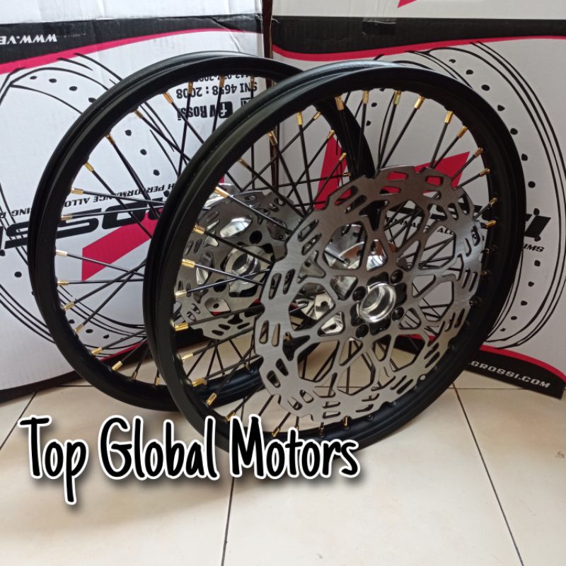 Rossi satria fu 140*140-17 Rims Pair of Bonus Plates - Pair of original ...