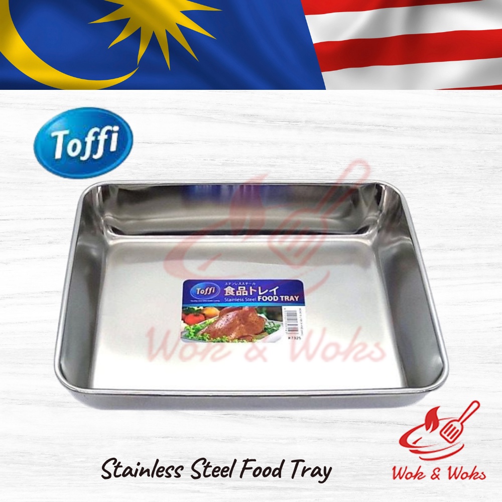 Toffi Brand Stainless Steel Deep Food Tray / Dulang Makanan Dalam ...