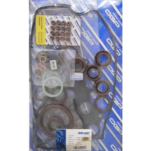 FULL OVERHAUL SET CARBON TOYOTA COROLLA 1.5 CC DOHC 16V 5E-FE 5EFE ...