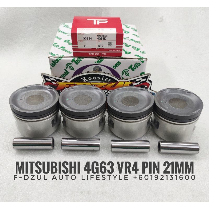 Toto Piston Mitsubishi 4G63 VR-4 Turbo Pin 21MM 85MM 85.5MM 86MM ...