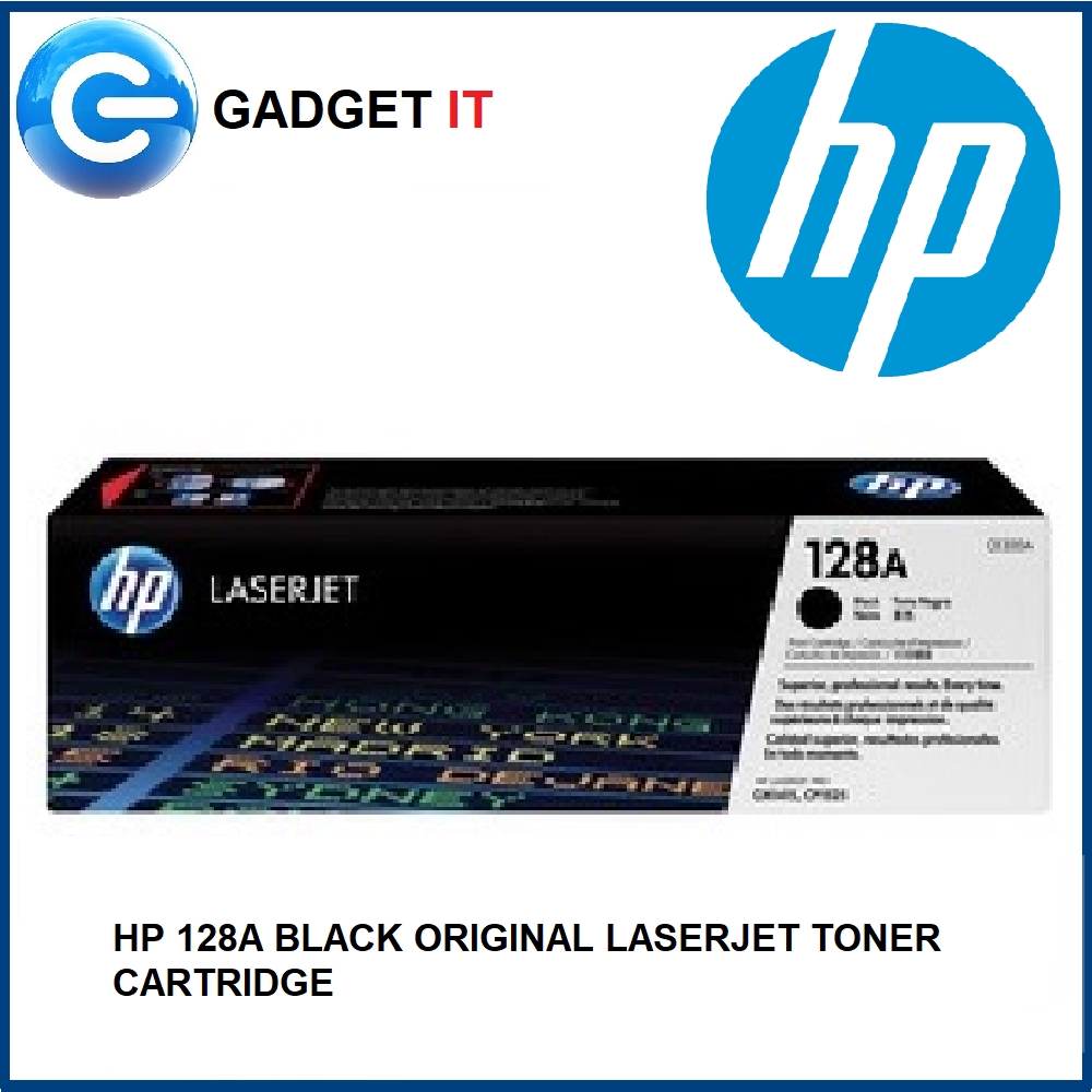 HP 128A BLACK ORIGINAL LASERJET TONER CARTRIDGE (TN-HP-CE320A) | Shopee ...