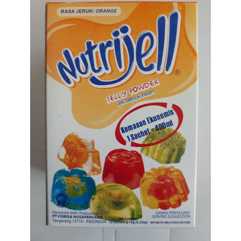 Nutrijell Orange Flavor contains 12 original pcs | Shopee Malaysia