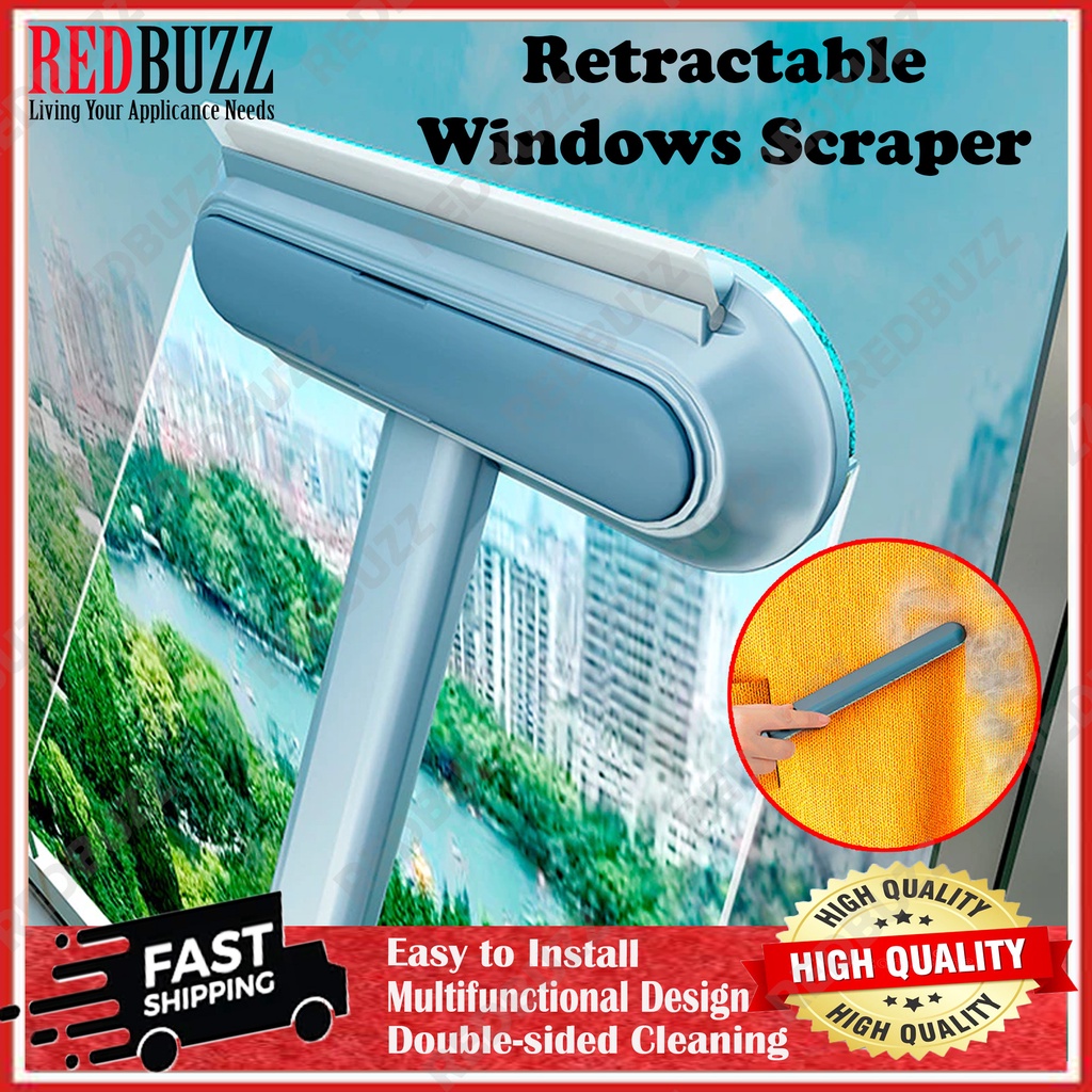 REDUZZ B4IN1 Windows Scrapper Scrap Glass Mirror Sofa Fabric Cleaning ...