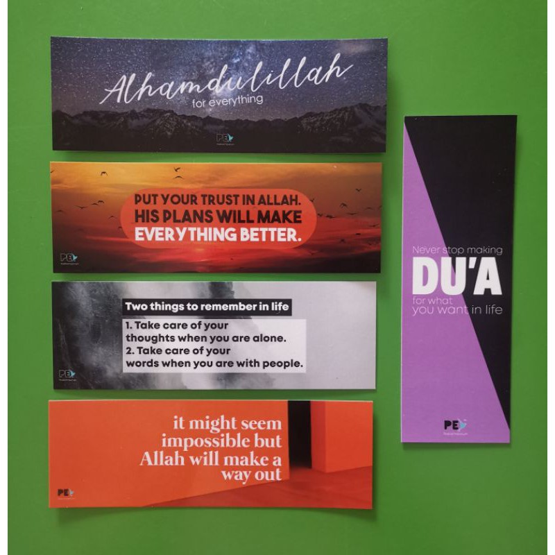 Bookmark Motivational Islamic Quotes | Shopee Malaysia