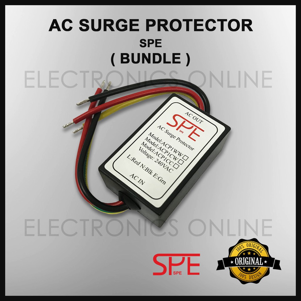 SPE AC Power Surge Protector 240V Lightning Arrestor Autogate DVR CCTV ...