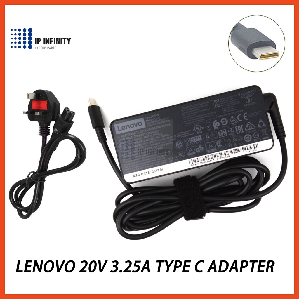 LENOVO USB TYPE C 100e 300e 500e CHROMEBOOK LAPTOP CHARGER ADAPTER | Shopee Malaysia