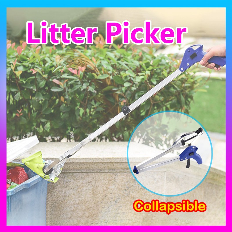 Grabber Reacher Foldable Grabber Pick Up Rotating Gripper Trash Picker ...