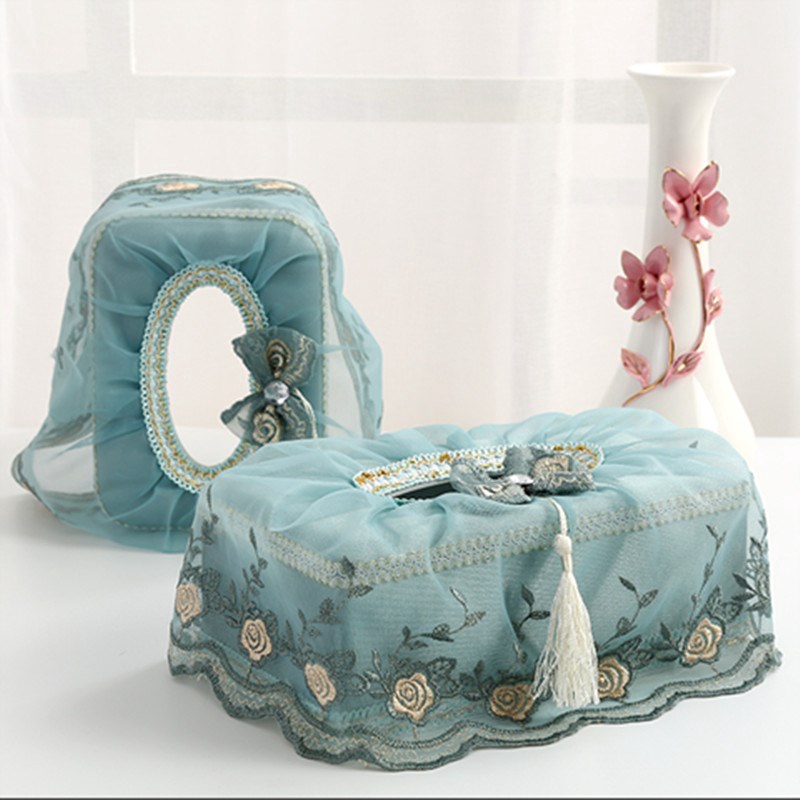 Small bedroom glove box tissue box princess style restaurant fashion ...