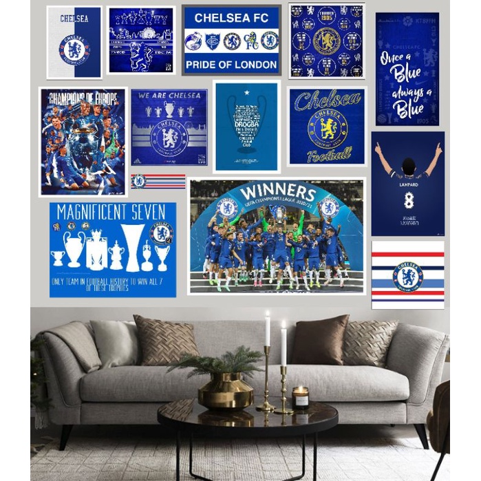 Chelsea Poster Package Bundling Wall Wallpaper The Blues Chelsea ...