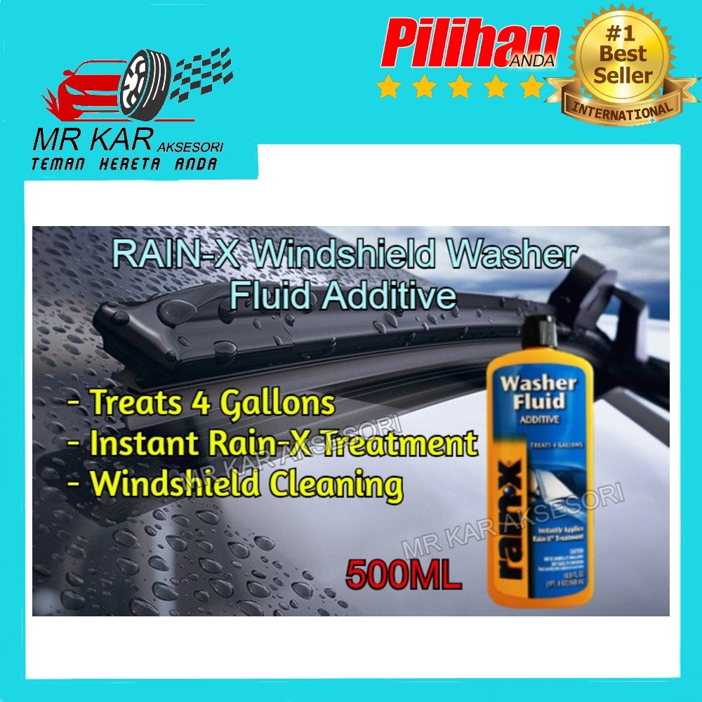 Rain-X / Rain X / RainX Original Glass Water Repellent (500 ML) Clear ...