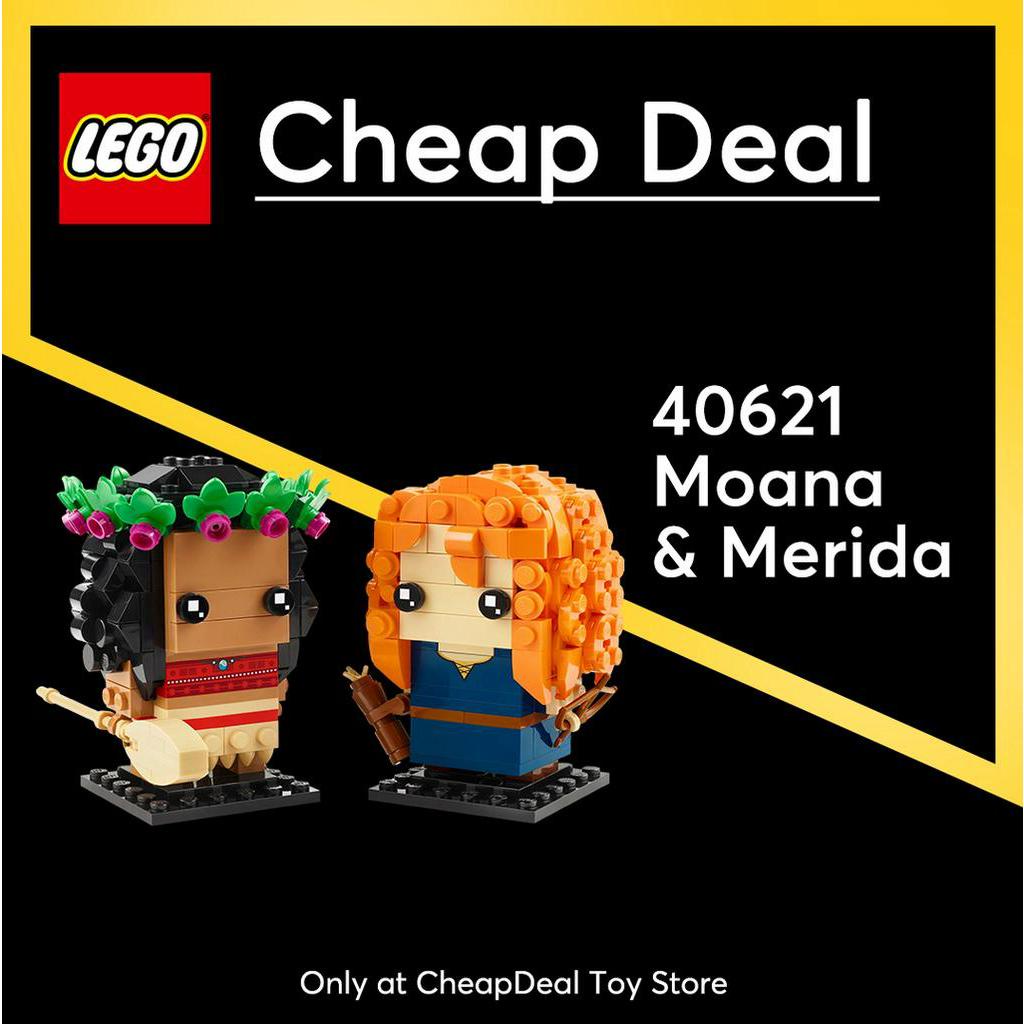 [Ready Stock] - LEGO Brickheadz 40621 Moana & Merida (410 Pieces ...