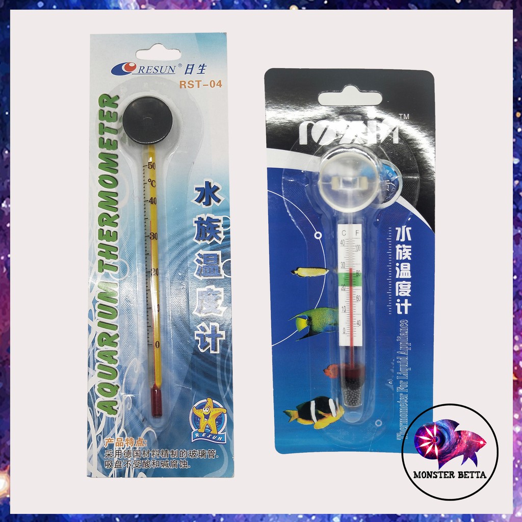 🔥HOT ITEM🔥Temperature Thermometer Aquarium Fish Tank with suction cup ...