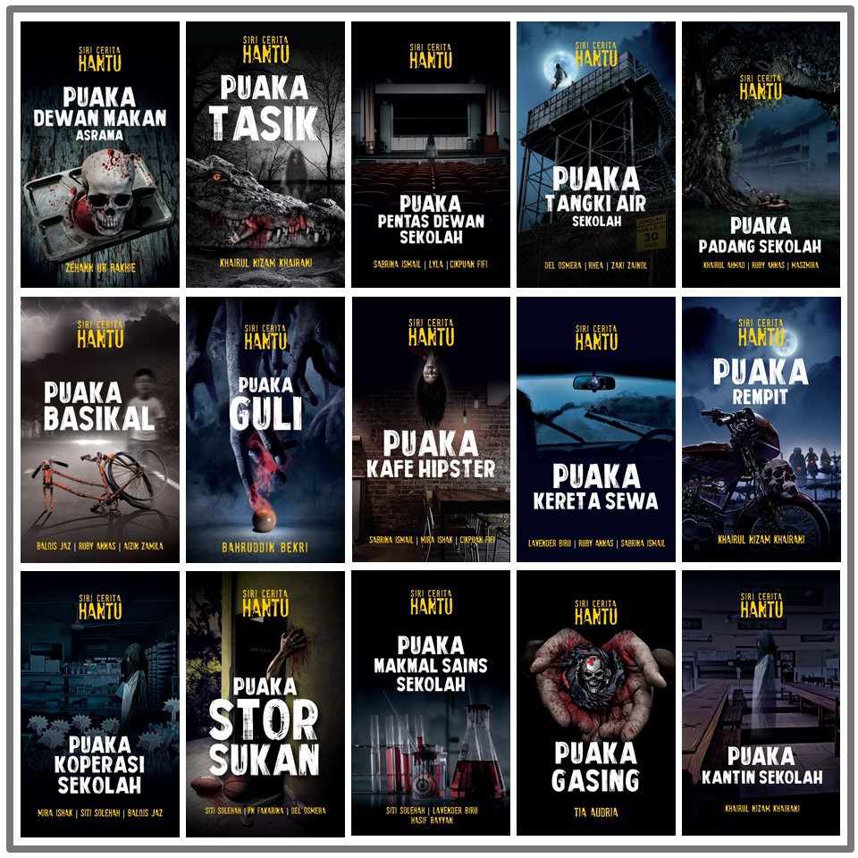 Siri Cerita Hantu 2: Puaka(Dewan Makan Asrama/Tasik/Pentas Dewan/Tangki Air/Padang/Basikal/Guli ...