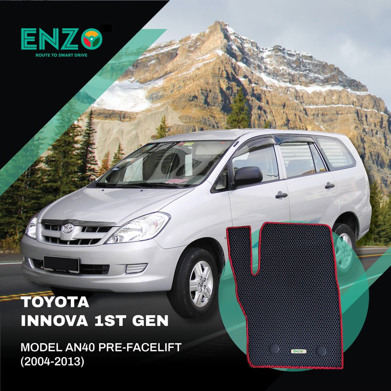 Toyota Innova 1st Gen Model AN40 Pre-Facelift- Enzo Customised Car Mat ...