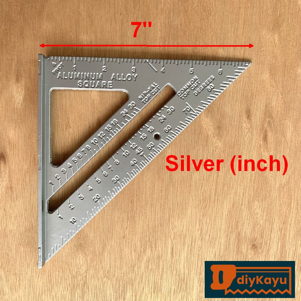 7" 12" 18cm 30cm Speed Square Rafter Angle Triangle Metric Imperial ...