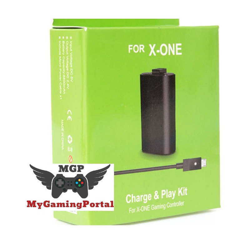 MGP XB1 CHARGE & PLAY KIT RECHARGEABLE REPLACEMENT BATTERY PACK WITH ...