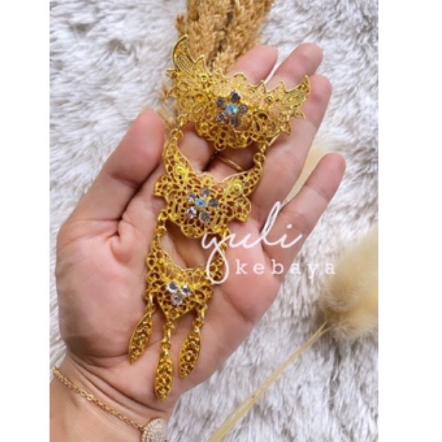 Kotakaru Kebaya 3 Susun Brooch | Chest Brooch | Shopee Malaysia