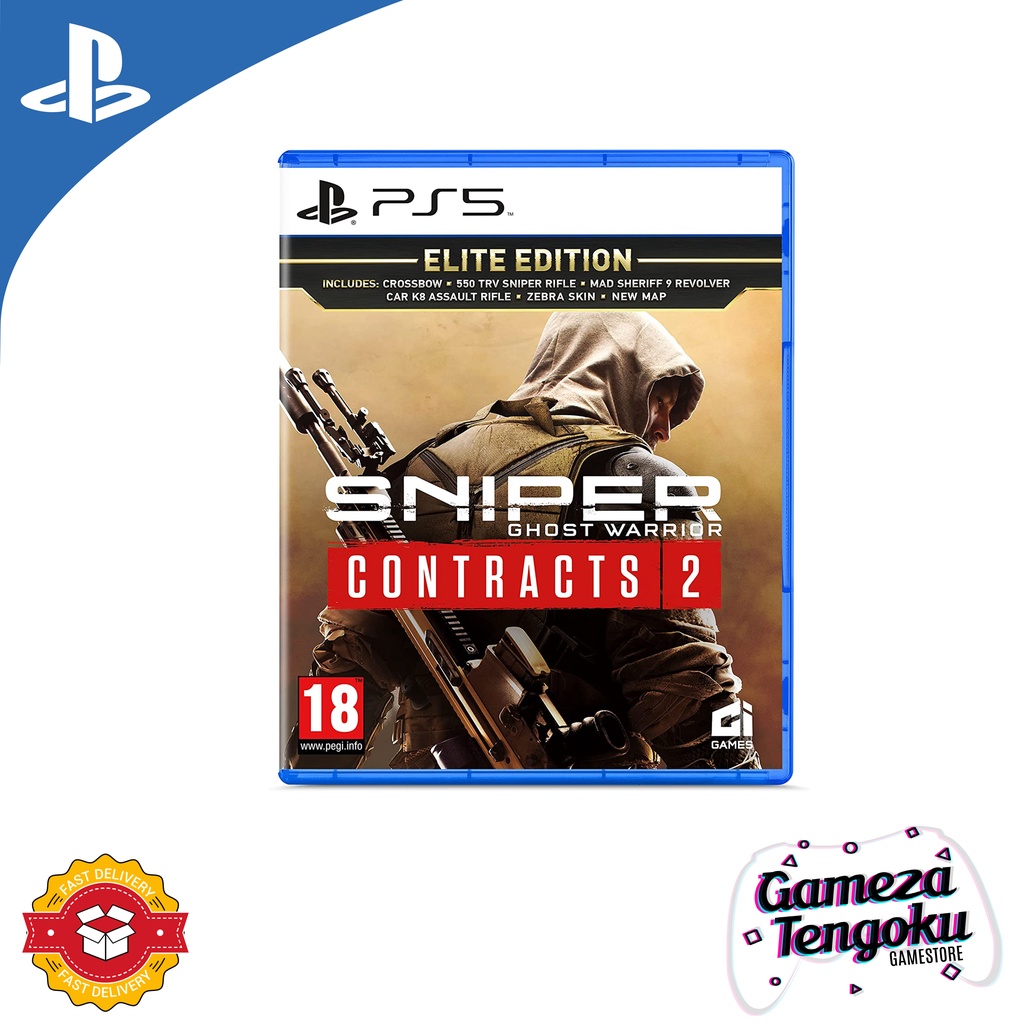 PS5 Sniper Ghost Warrior Contracts 2 Elite Edition (R2/English+Chinese)(Physical Game Disc ...